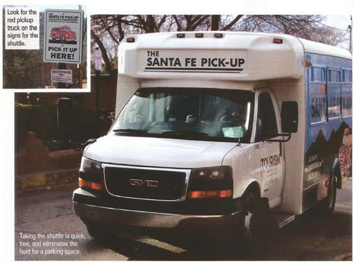 Map/Info – Canyon Road Santa Fe