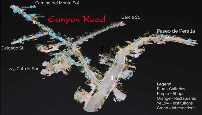 Canyon Road Santa Fe – Over a hundred galleries, boutiques and ...